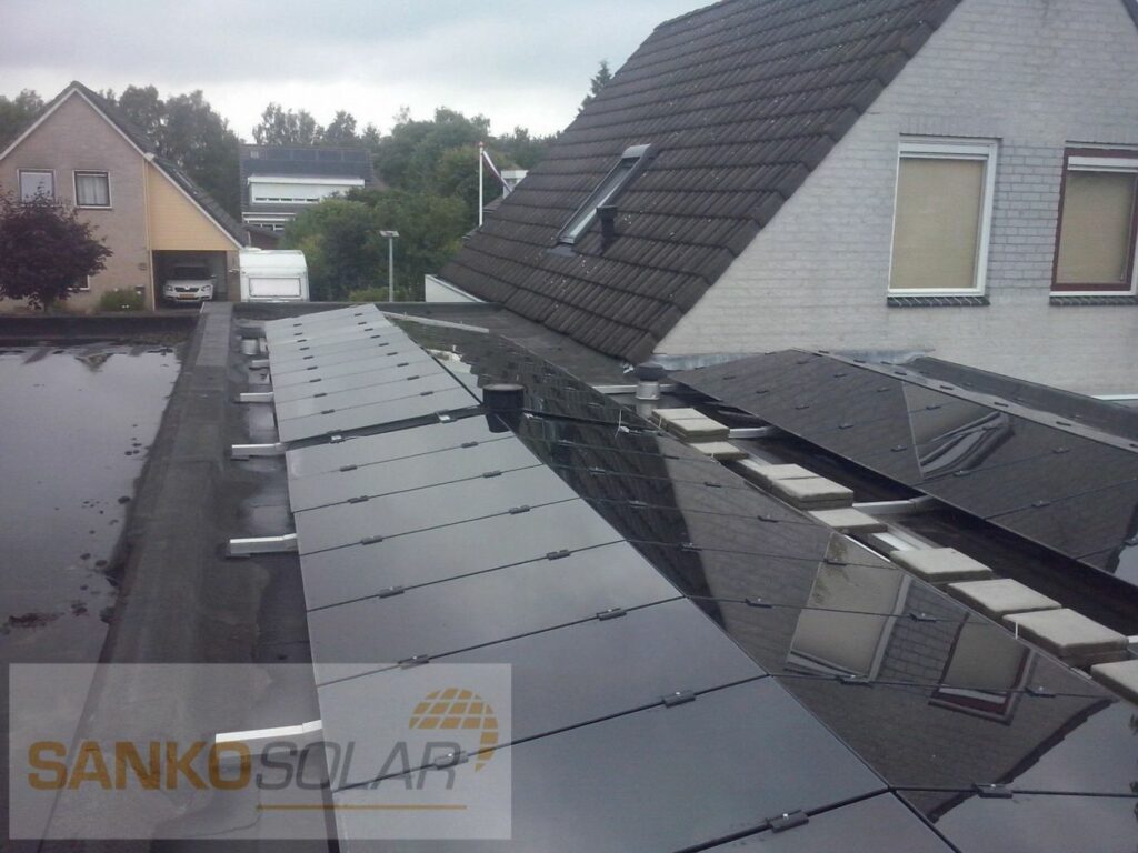 Solarmodule für Flachdächer – SANKOSOLAR